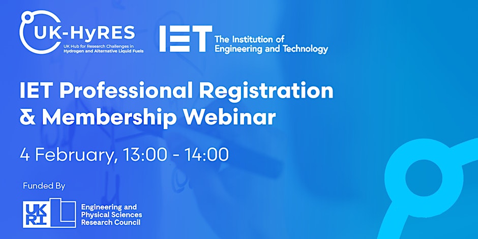 IET Professional Registration & Membership Webinar - ukhyres